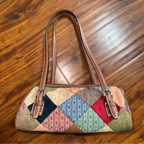 Fossil | Bags | Fossil Vintage Leather Patchwork Y2k Shoulder Bag Mini ...